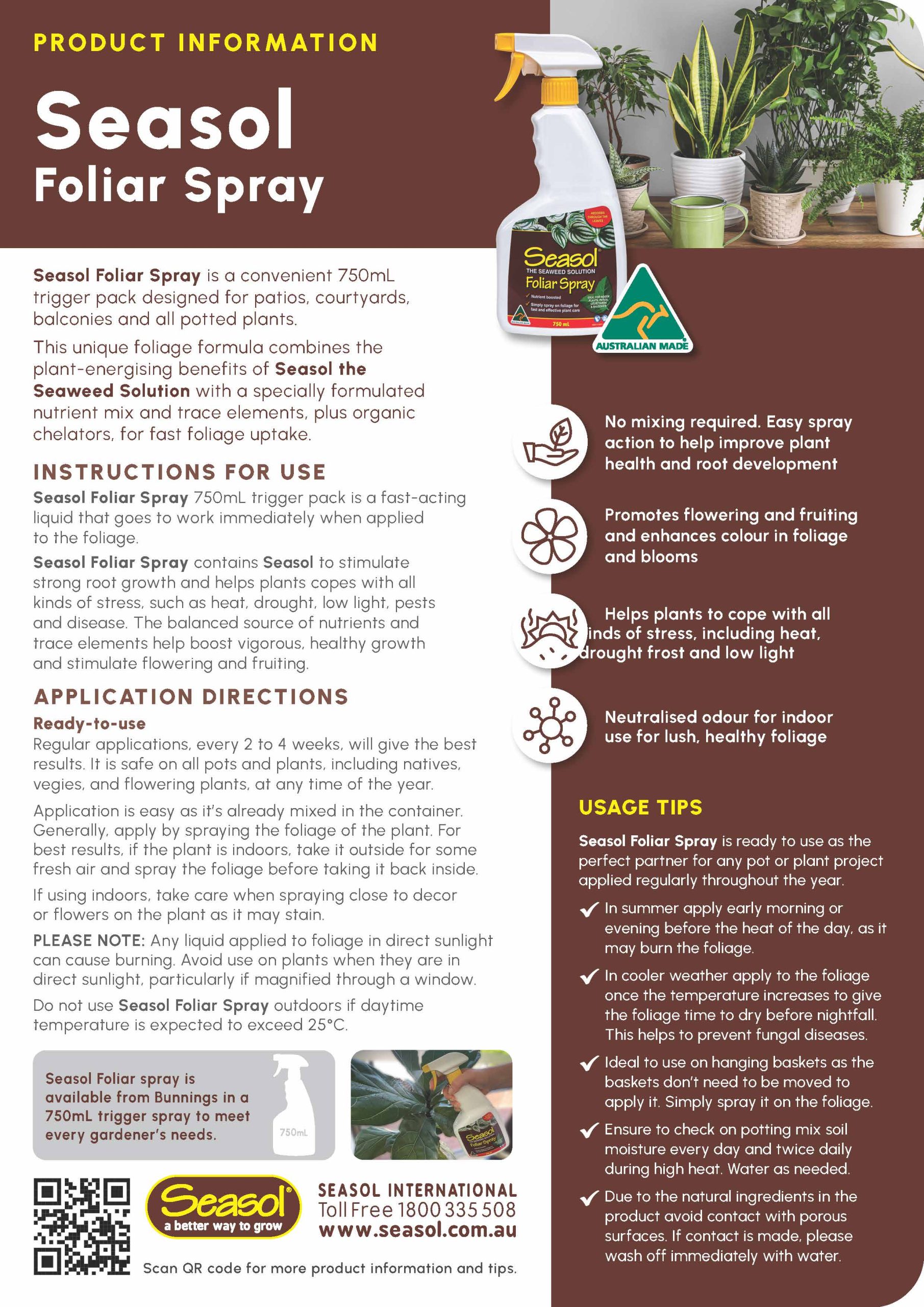 Seasol Foliar Spray | Seasol