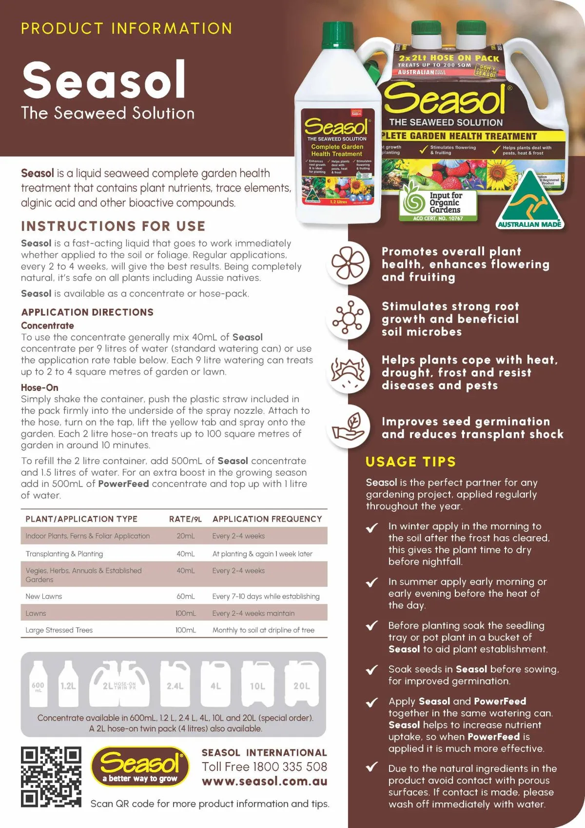 Seasol® Seaweed Concentrate | Seasol